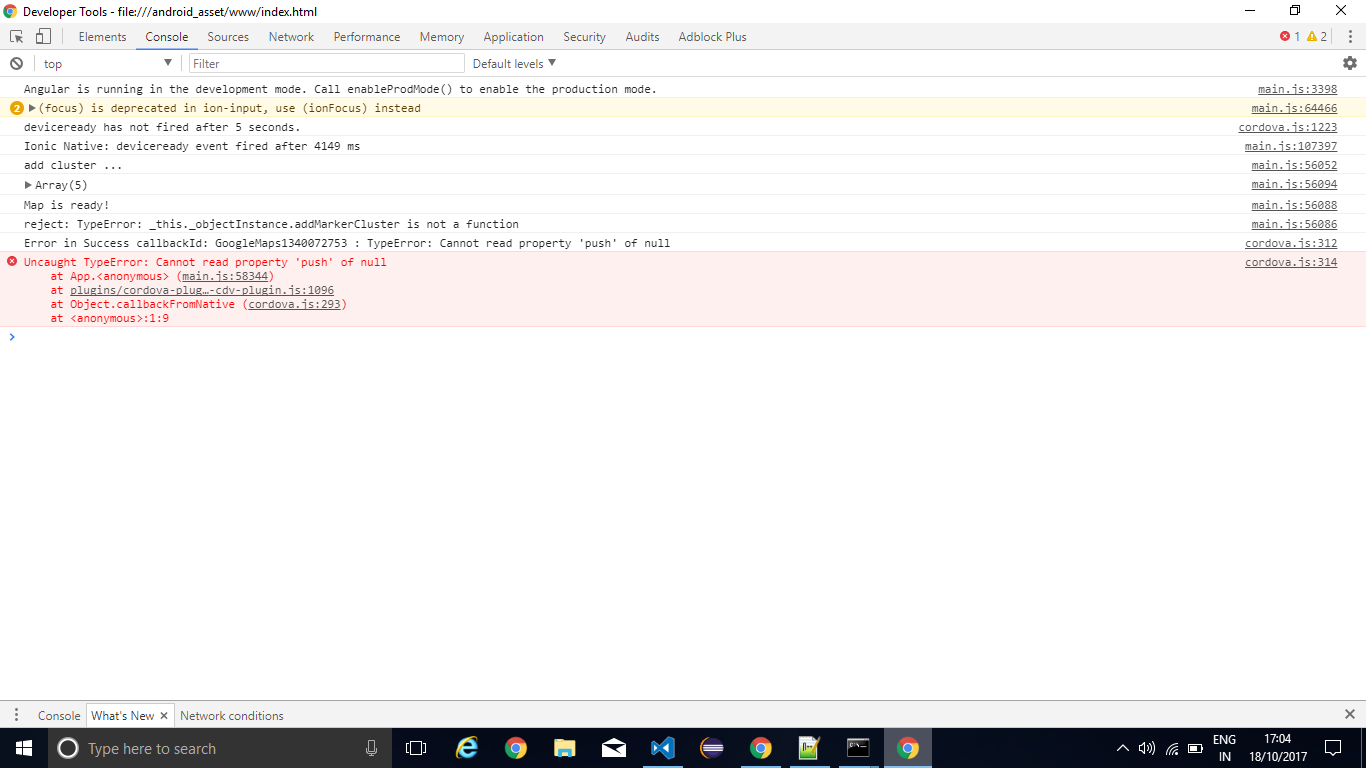 addMarkerCluster is not a function · Issue #1821 · mapsplugin/cordova-plugin-googlemaps · GitHub