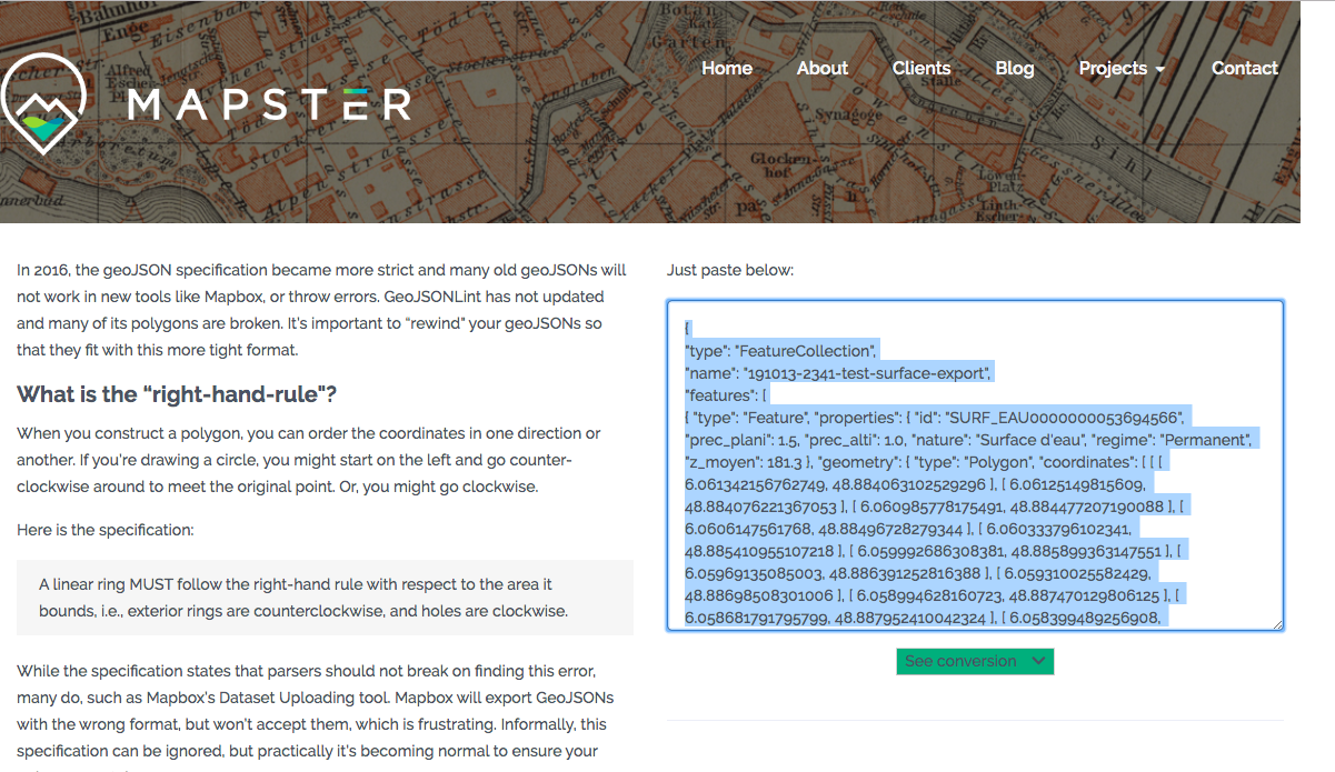SIG layer to GeoJson file - Step by step · GitHub