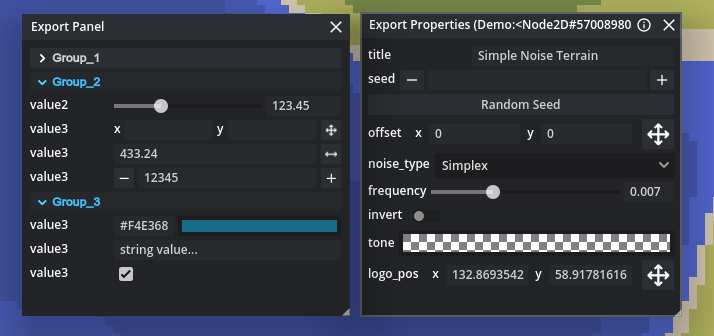export panel properties are not aligned, ugly. · Issue #60 · Ark2000/PankuConsole · GitHub