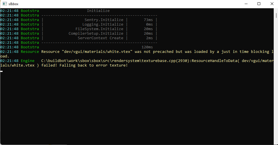 dedicated server immediately crashes · Issue #584 · Facepunch/sbox-issues · GitHub