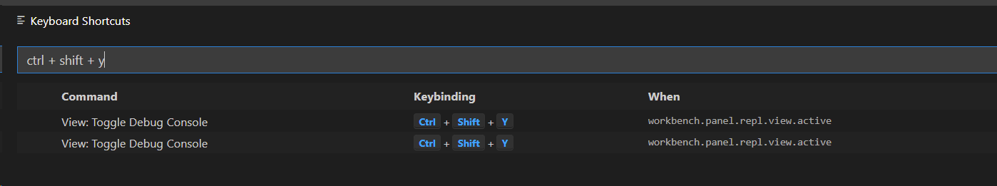 Duplicated Keyboard Bindings · Issue #135124 · microsoft/vscode · GitHub