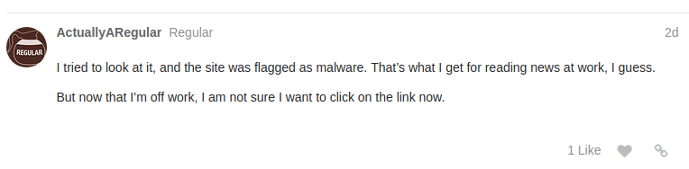 Report of "malware" · Issue #64 · ebmdatalab/clinicaltrials-act-tracker · GitHub