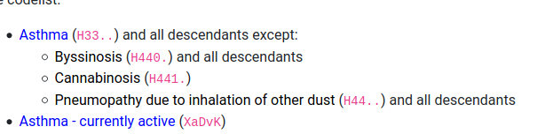 Generated mapping missing an exclusion · Issue #122 · opensafely-core/opencodelists · GitHub