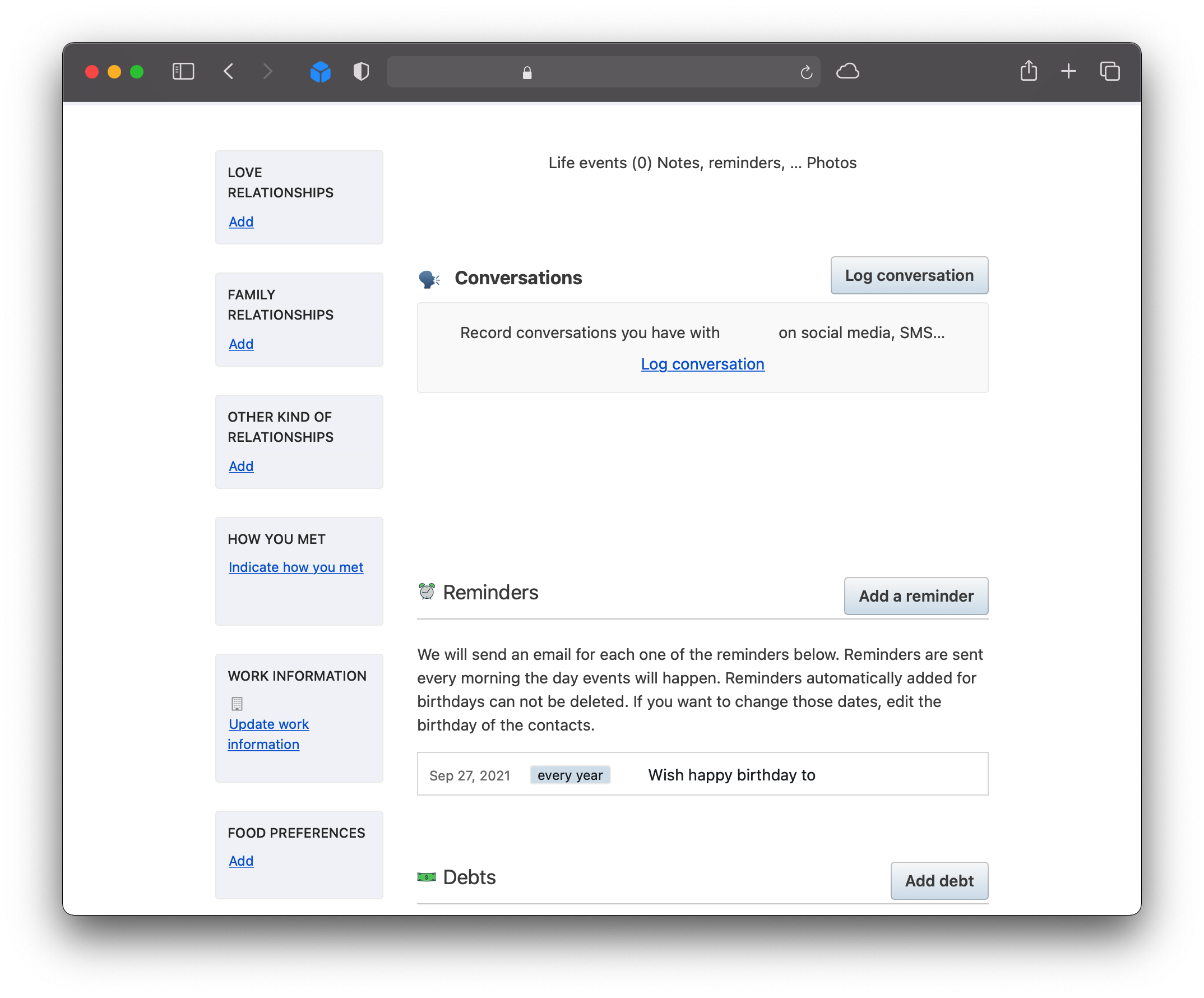 Most information, sections suddenly missing -- Monica unusable · Issue #5510 · monicahq/monica ...