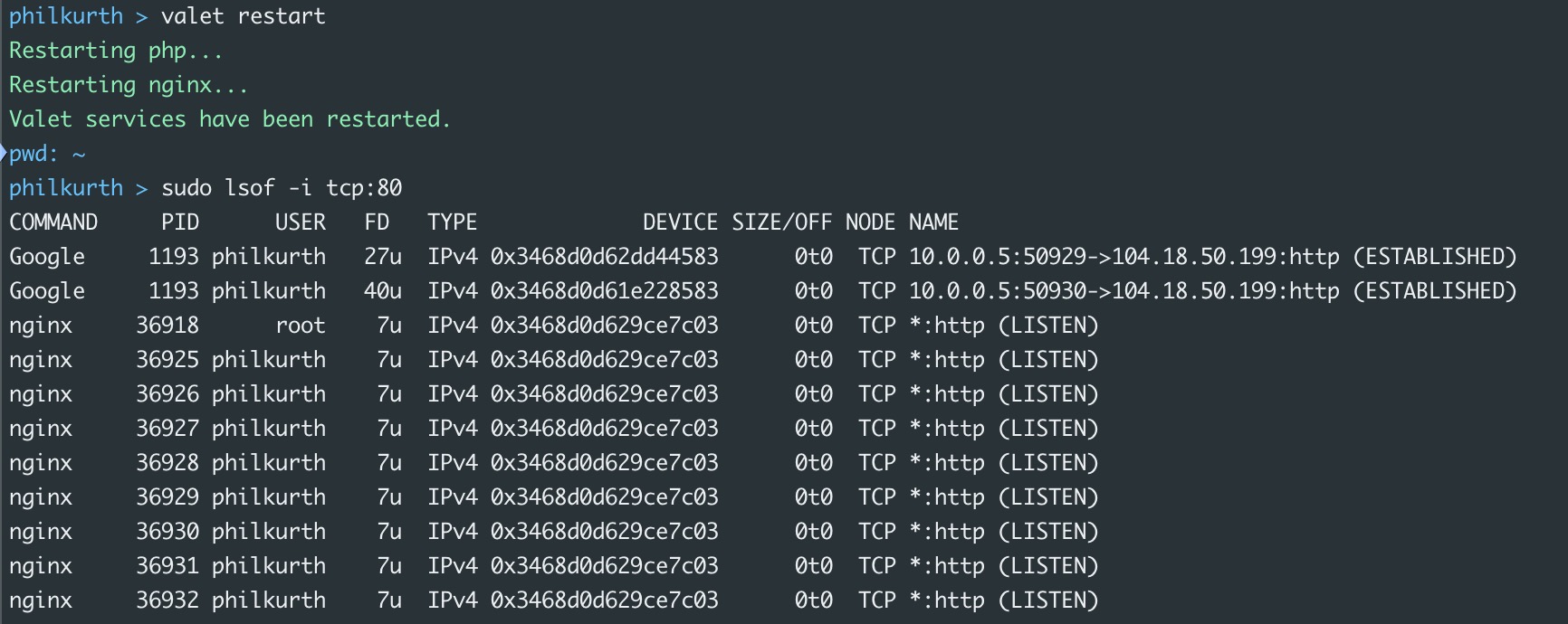Requires a reboot after most actions · Issue #797 · laravel/valet · GitHub