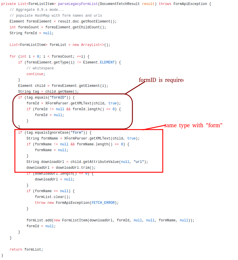 Fetching a form list from a "legacy" server when a form has no id causes a crash · Issue #4126 ...