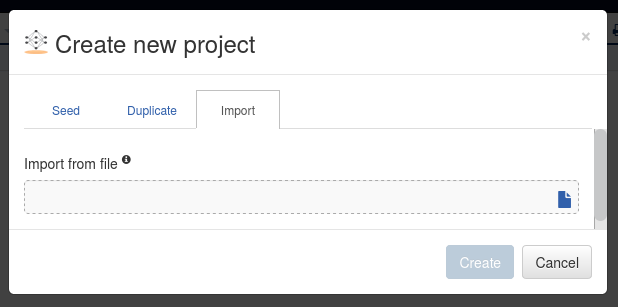 Importing a project from a .webgmex can fail but not produce any visible failure indication ...