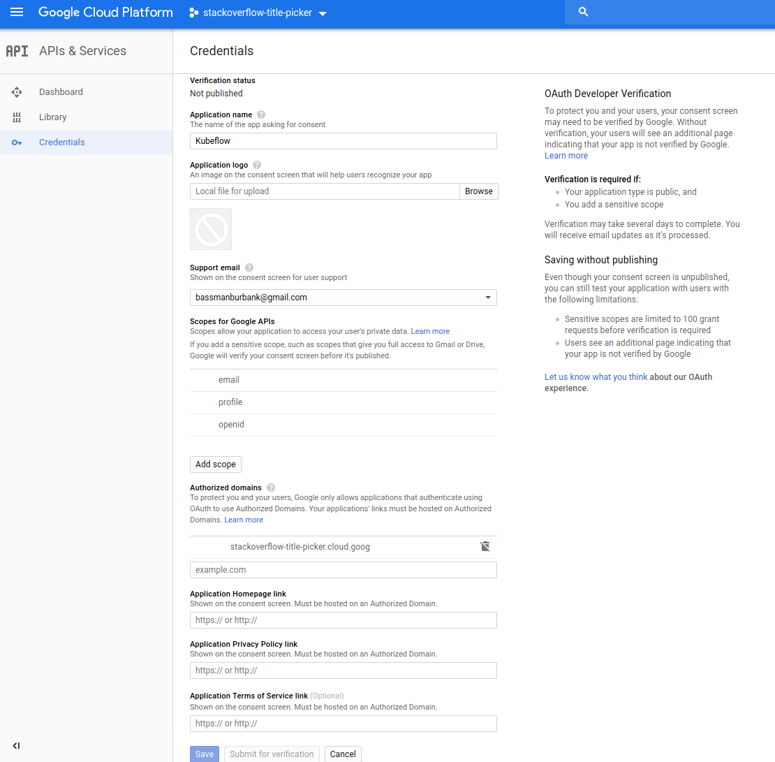 Kubernetes Engine For Kubeflow Quickstart Guide Proposed Fixes · Issue 1898 · Kubeflow