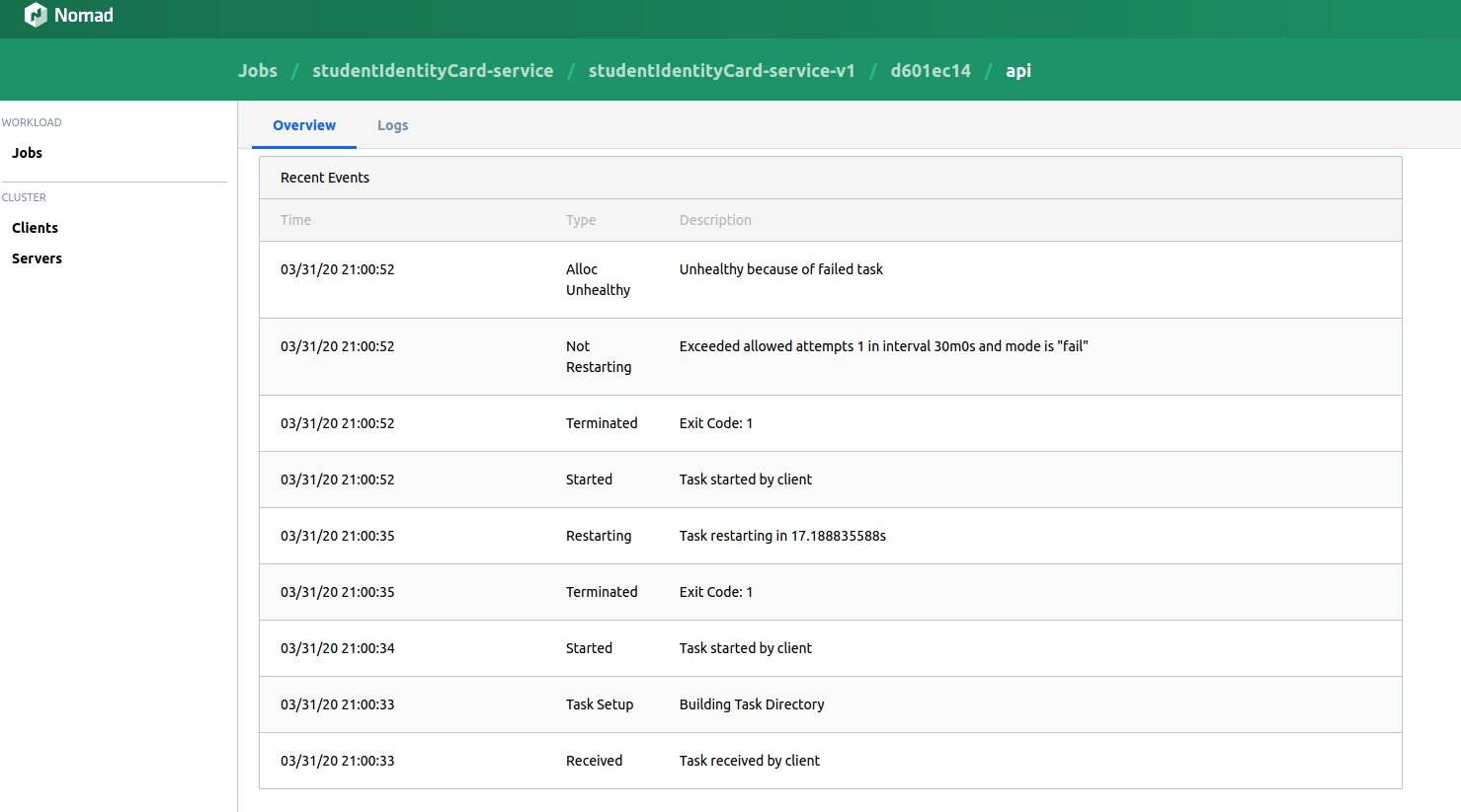 Nomad plugin server error (use of closed network connection) · Issue #4649 · hashicorp/nomad ...