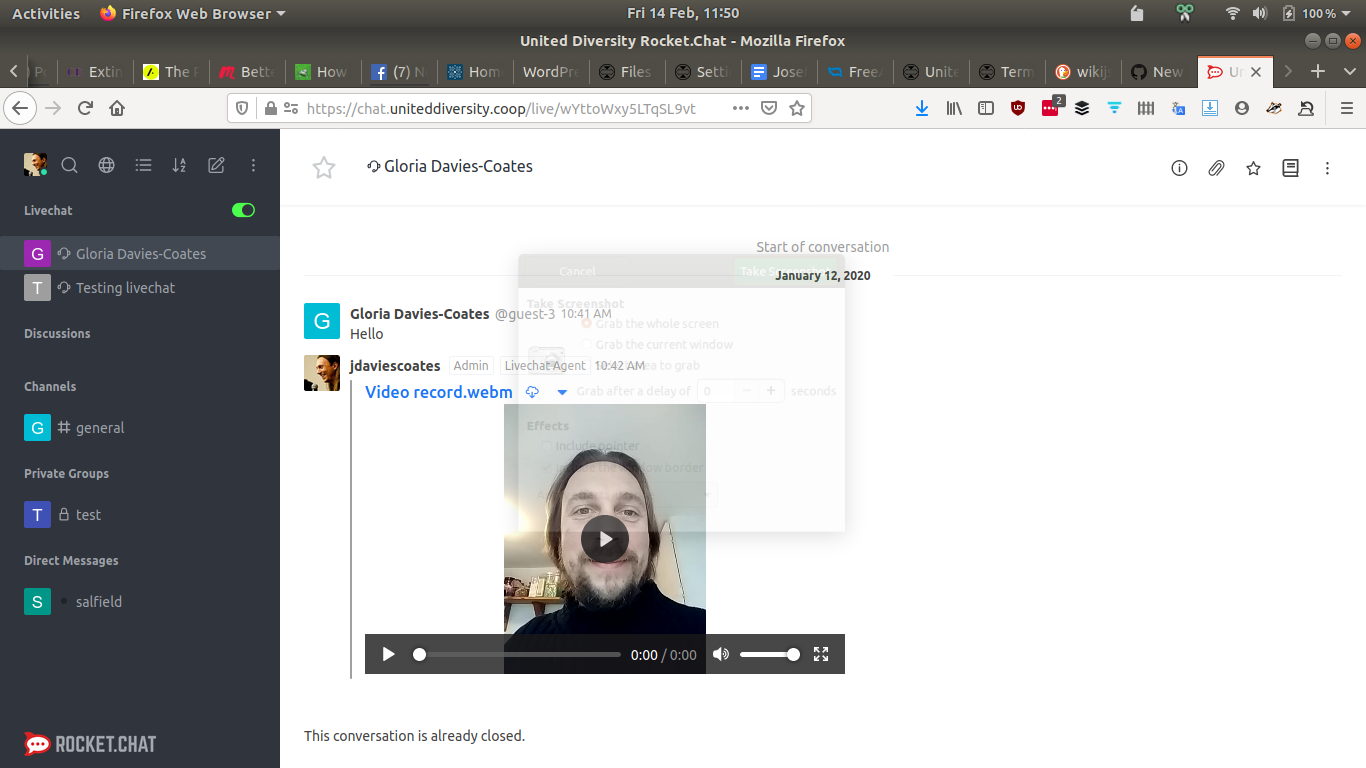 Closed livechat conversation stuck in left sidebar · Issue #368 · RocketChat/Rocket.Chat ...