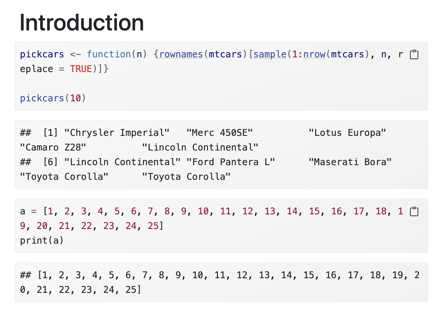 Less obtrusive copy to clipboards on bs4_book · Issue #1040 · rstudio/bookdown · GitHub