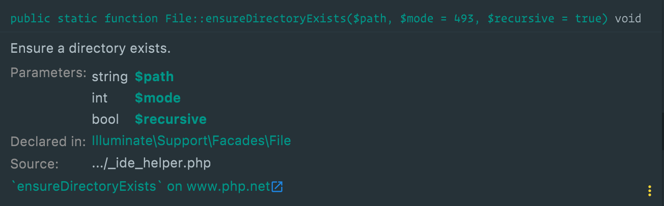 Wrong conversion of int variable to octal · Issue #1266 · barryvdh/laravel-ide-helper · GitHub