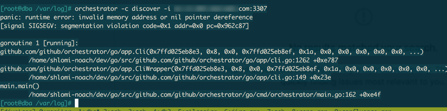Discovery crashes when on different port · Issue #324 · openark/orchestrator · GitHub