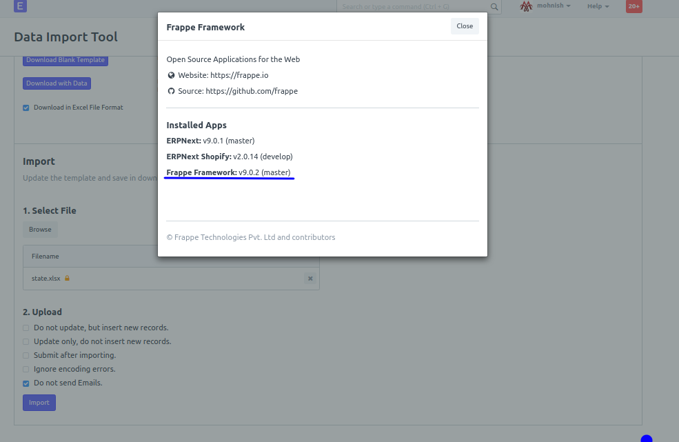 V9_Import Data Tool_V9.0.2_frappe framework · Issue #10927 · frappe/erpnext · GitHub