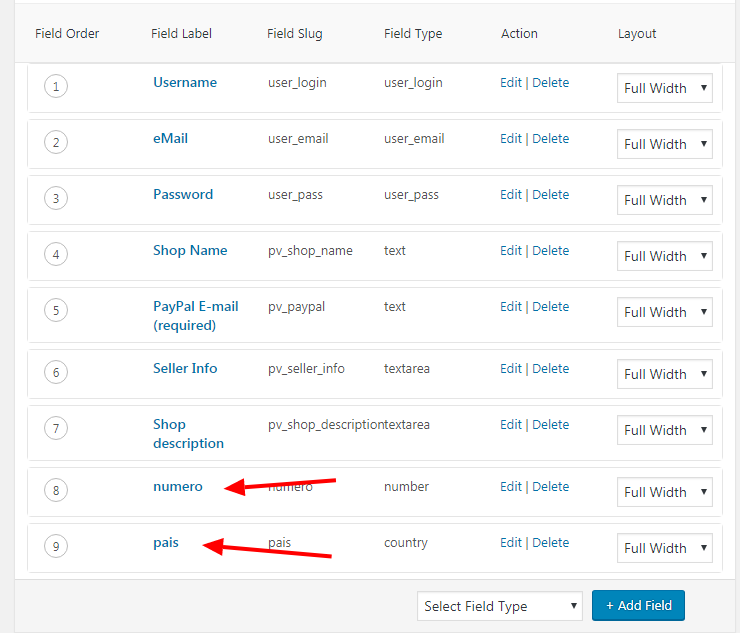 The fields that have been added to the form are not displayed in the frontend using the template ...