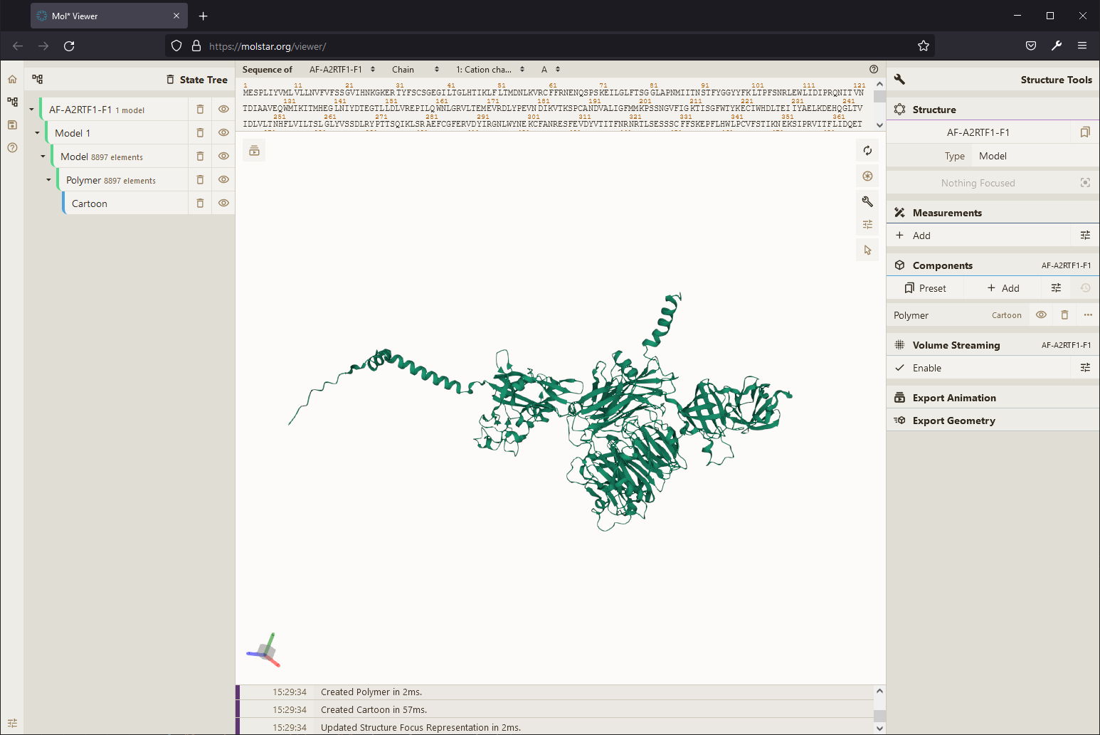 Issue rendering AlphaFold structures · Issue #236 · molstar/molstar · GitHub