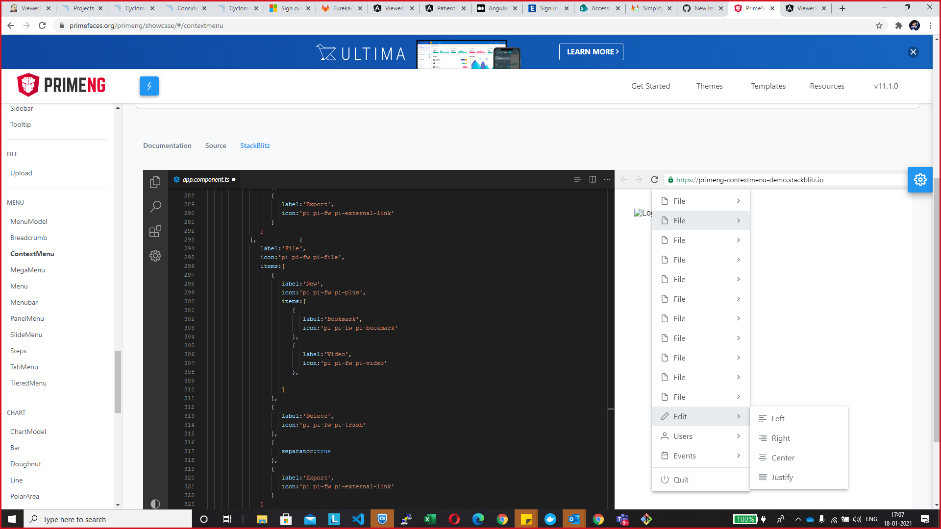Wrong highlighting of list item in context menu when menu items are more than 10 · Issue #9780 ...
