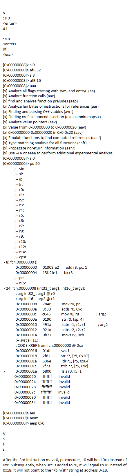 Not retrieving the correct PC value from THUMB instruction. · Issue #18967 · radareorg/radare2 ...