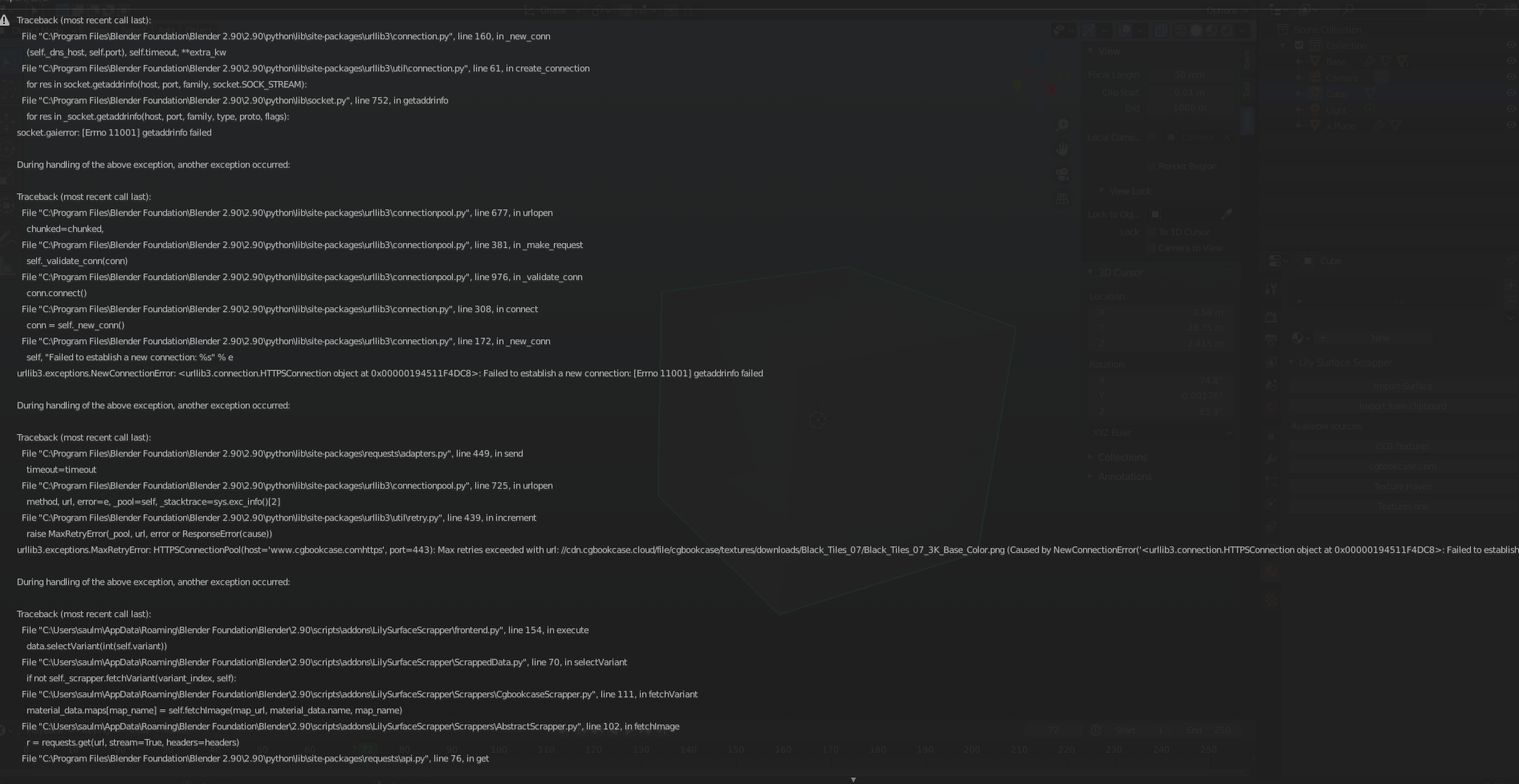 Report: Error Clipboard Button · Issue #126 · eliemichel/LilySurfaceScraper · GitHub