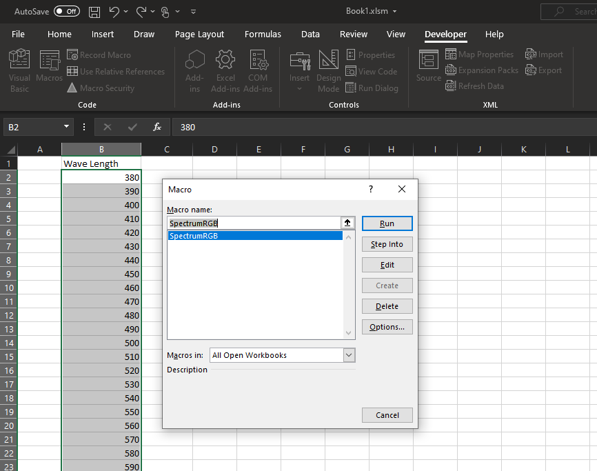 GitHub - bart1259/SpectrumRGB: Excel macro for setting the background ...