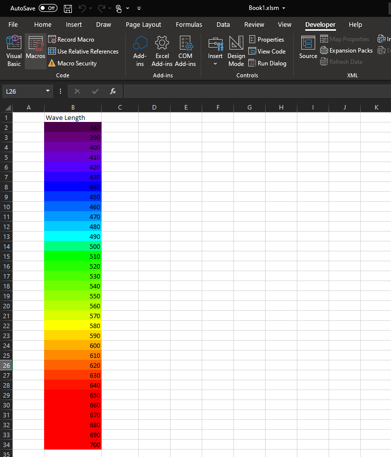 GitHub - bart1259/SpectrumRGB: Excel macro for setting the background ...