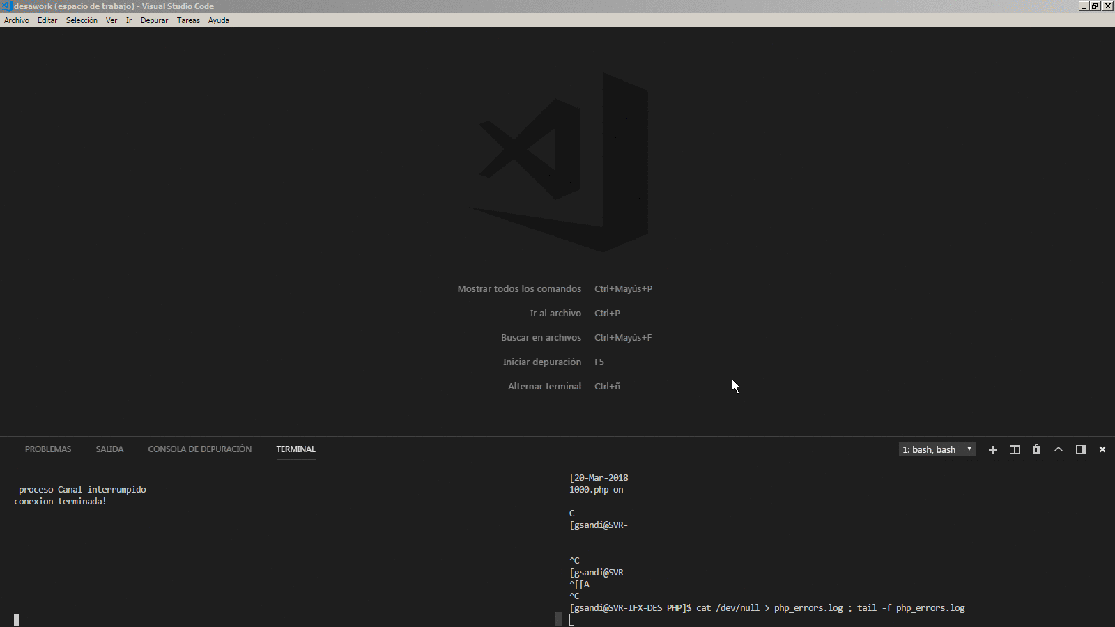 Terminal split restore error · Issue #46267 · microsoft/vscode · GitHub