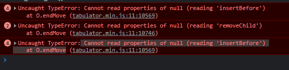 move bottom row fail · Issue #3628 · olifolkerd/tabulator · GitHub