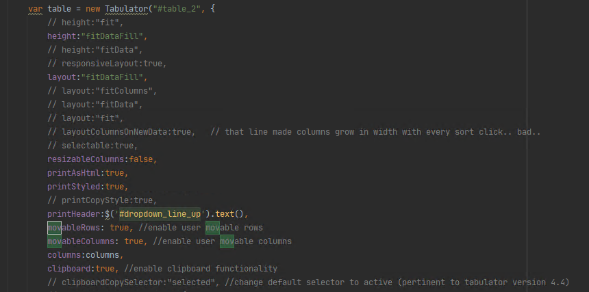 move bottom row fail · Issue #3628 · olifolkerd/tabulator · GitHub