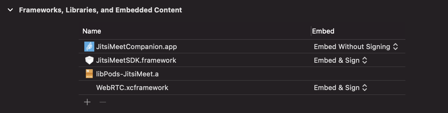 JitsiMeet WebRTC.framework Image Not Found exception · Issue #8496 · jitsi/jitsi-meet · GitHub