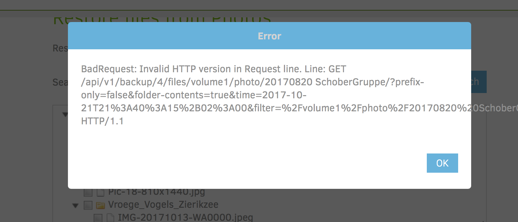 Cannot restore files from directories containing space in name · Issue #2837 · duplicati ...