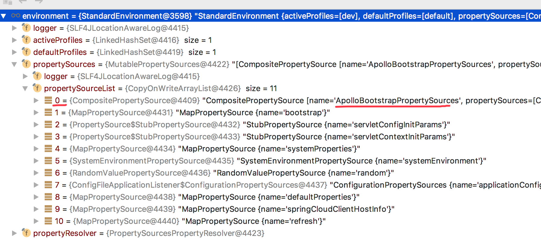Apollo配置在spring boot上下文刷新之后排序变了？ · Issue #1463 · apolloconfig/apollo · GitHub