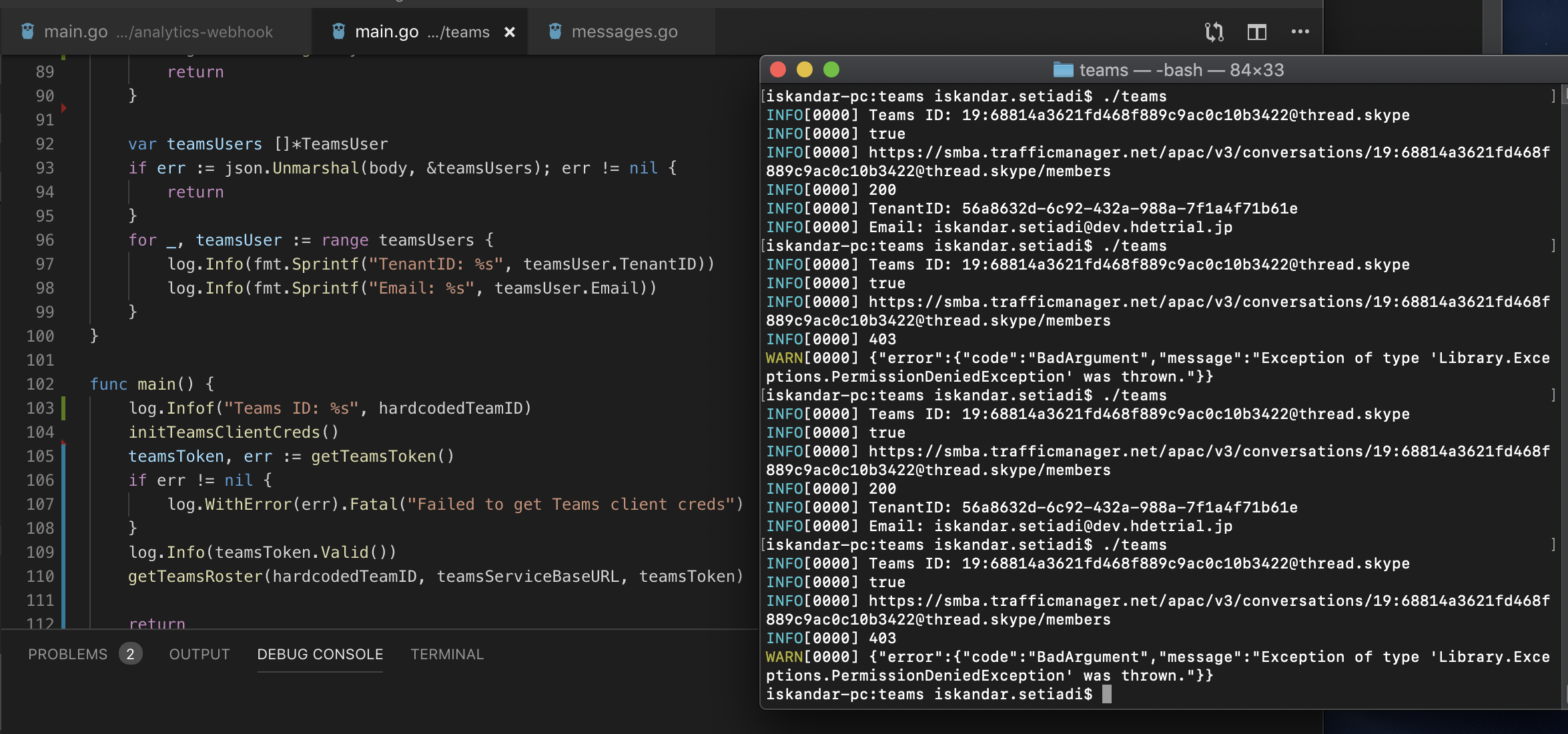 Microsoft Teams "Hello World" Bot is not working - Library.Exceptions ...