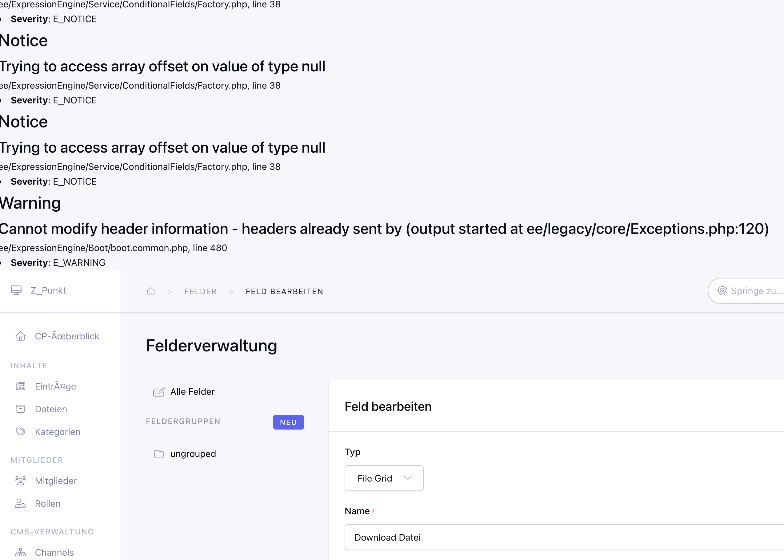 Help! Massive problems with the file grid field since update to 7.3.9 · Issue #3689 ...