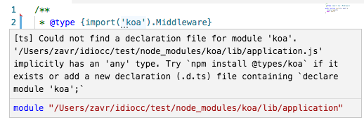 Importing types in JS files stopped working. · Issue #27302 · microsoft ...