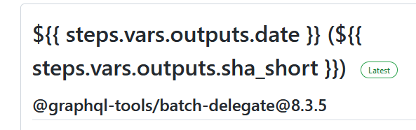 [bug] Release Script · Issue 4652 · Ardatan Graphql Tools · Github
