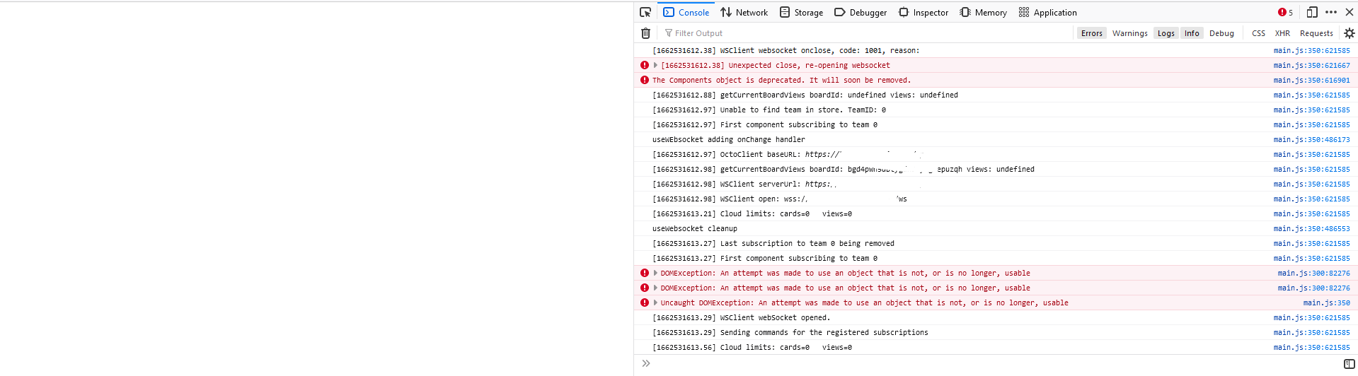 Bug: boards not loading · Issue #3788 · mattermost-community/focalboard · GitHub