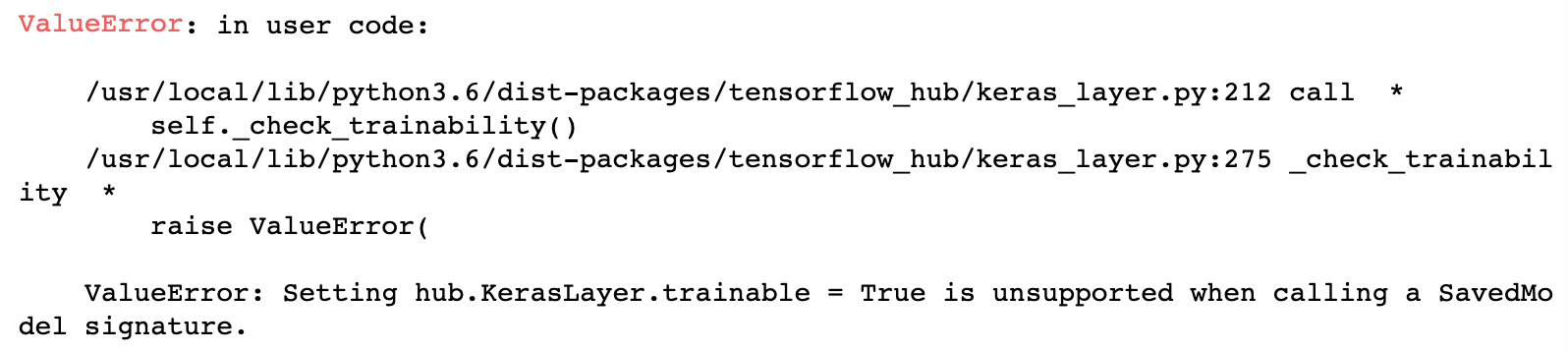 Use Qa V3 To Keraslayer With Trainable True Fail On Fine Tune The 0087