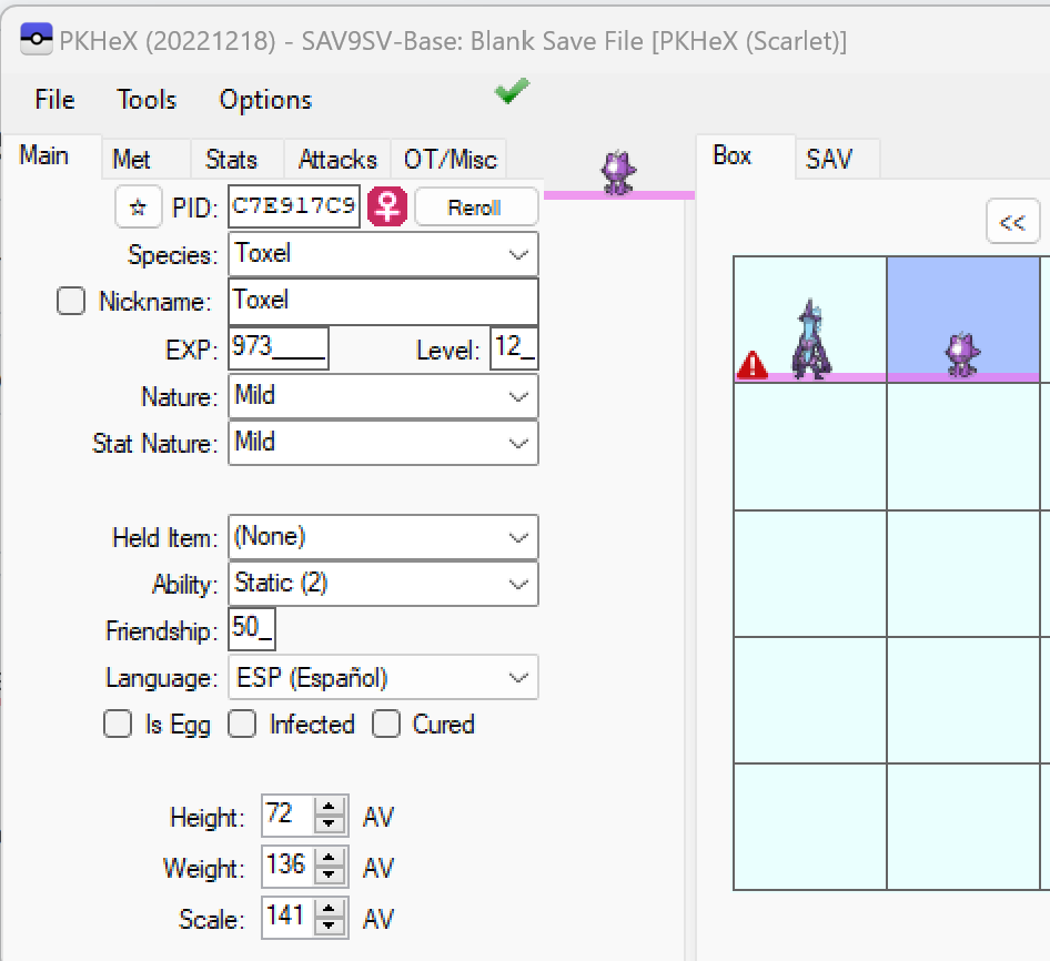 Toxel evolved into Low Key Form Toxtricity is flagged as illegal ...