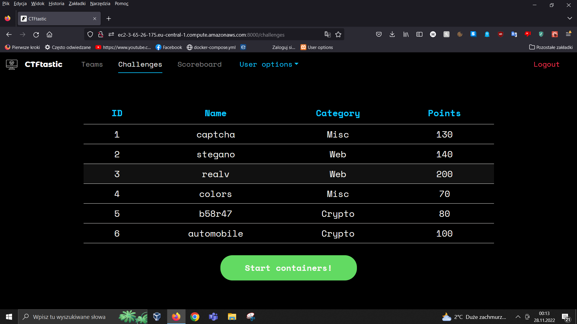GitHub - heyimjustalex/CTFtastic