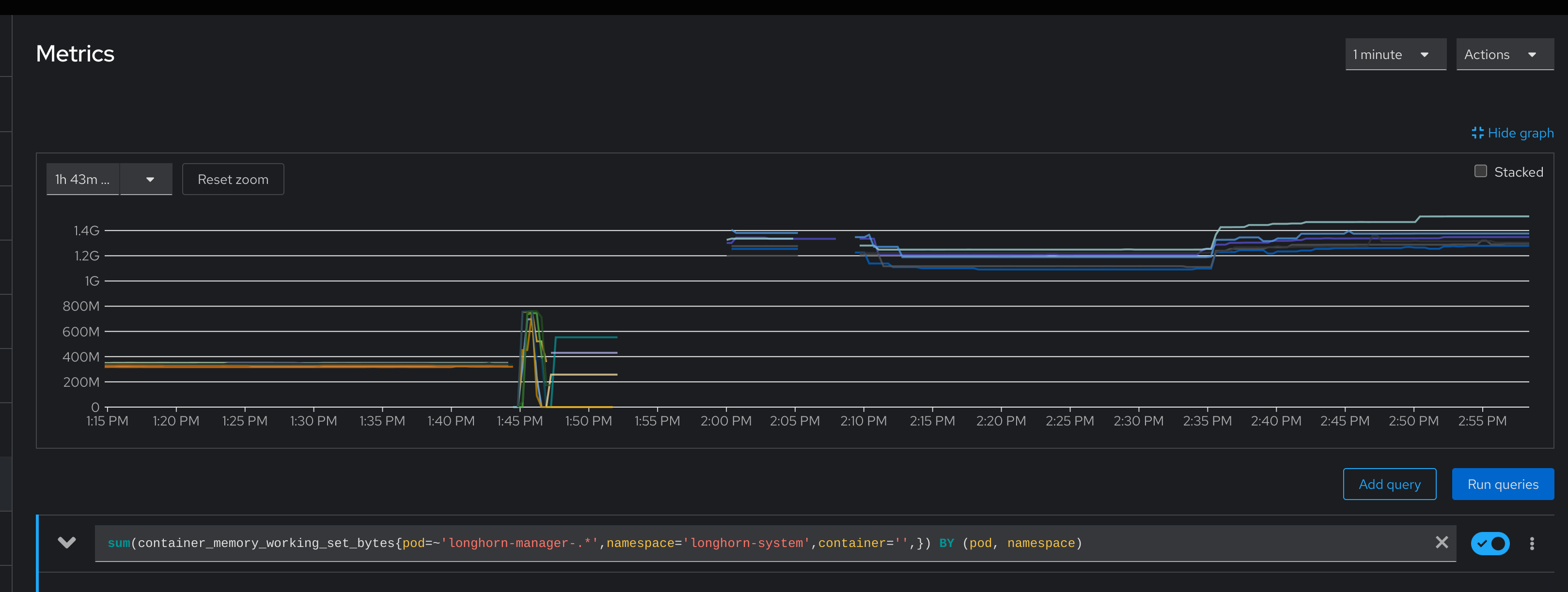 [BUG][1.5.0] Longhorn Manager High Memory Consumption · Issue #6315 · longhorn/longhorn · GitHub