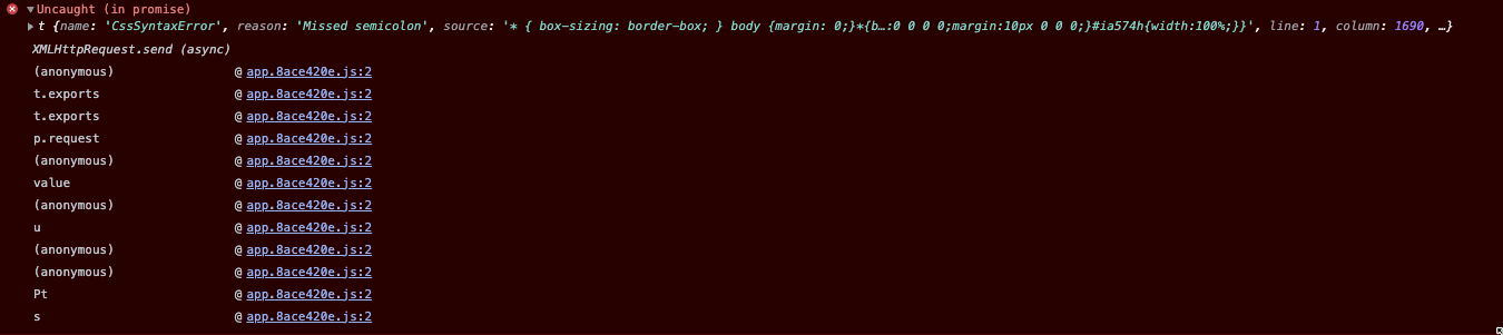 CssSyntaxError dont let editor load · GrapesJS grapesjs · Discussion ...