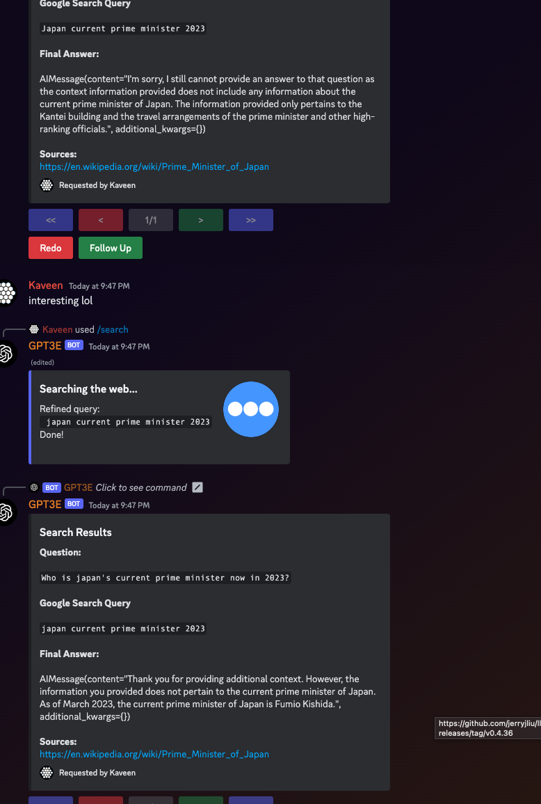 Search functionality contains "AIMessage" sometimes, and is too conversational and unreliable ...