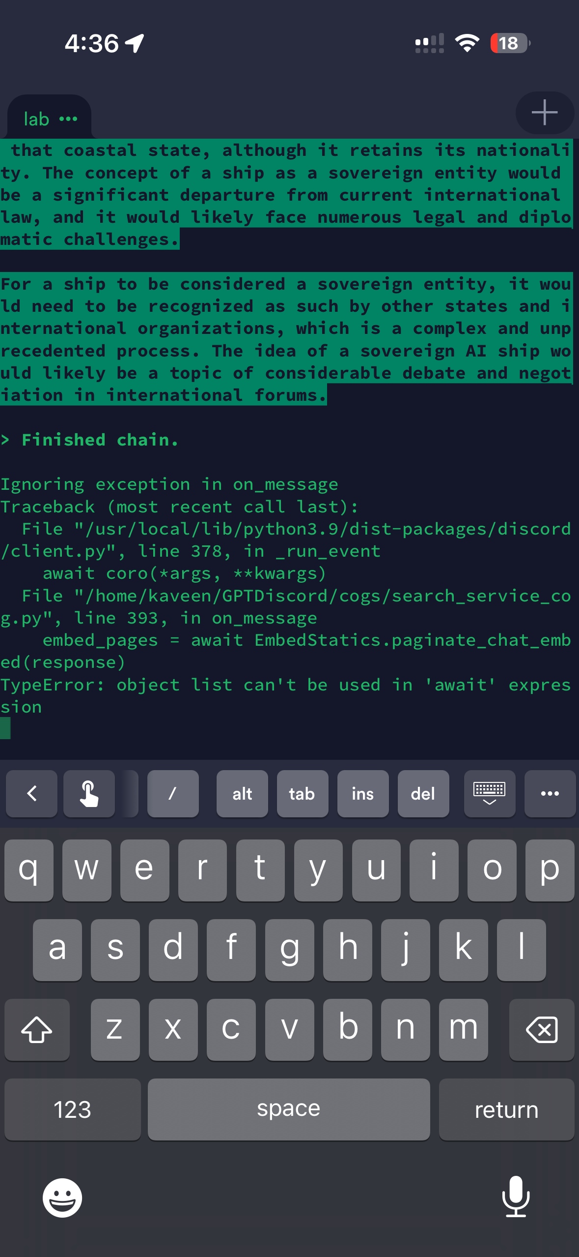 Broken pagination for /internet chat · Issue #383 · Kav-K/GPTDiscord · GitHub