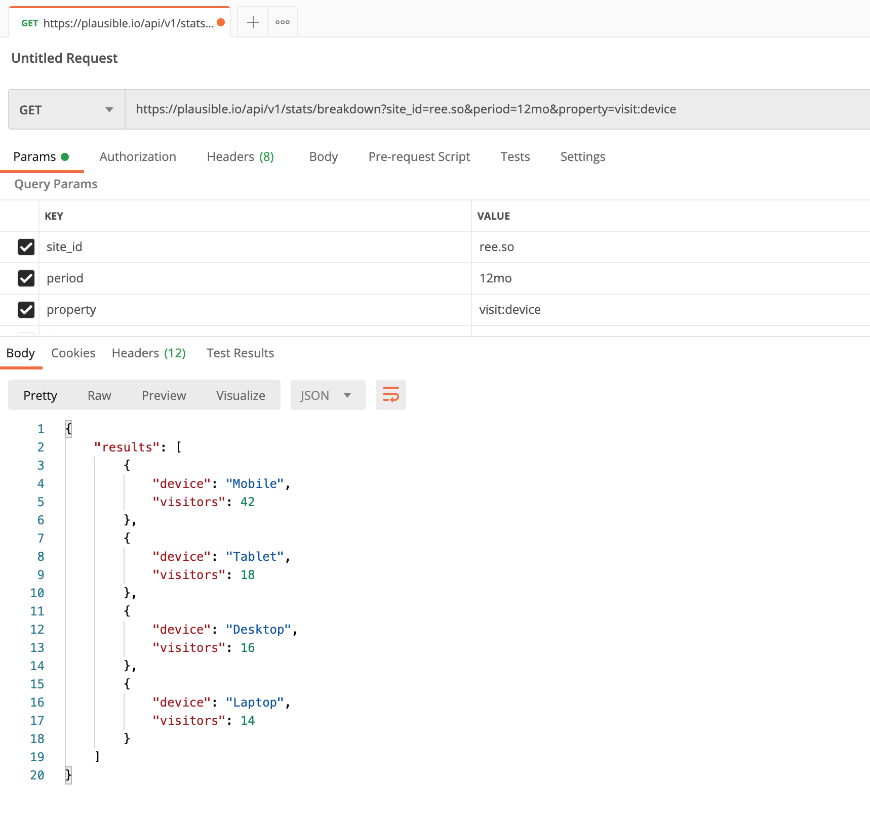 Still inconsistency between Plausible.io dashboard and data from Stats ...