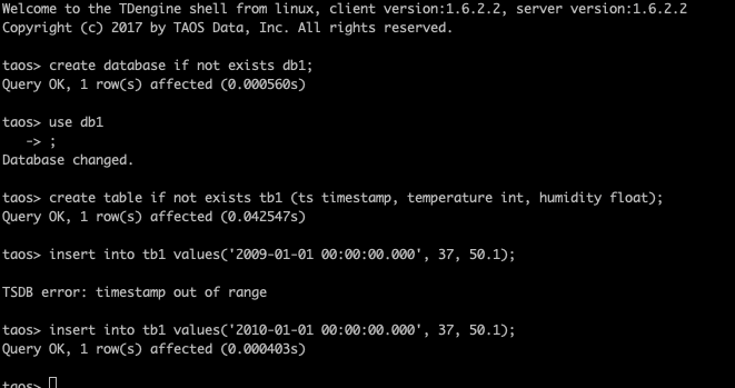 timestamp out of range · Issue #580 · taosdata/TDengine · GitHub