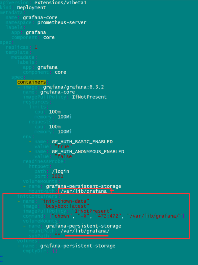 Grafana版本大于51,挂载权限问题 · Issue 5906 · Prometheusprometheus · Github 5703
