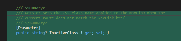 Navlink Should Have A Core Set Of Classes And Inactive Ones Rather Than Just Tacking On Active