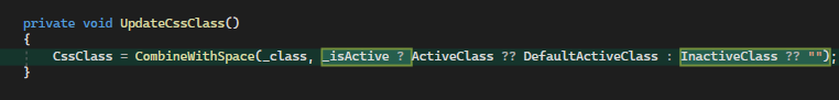 NavLink should have a core set of classes and inactive ones rather than just tacking on "Active ...