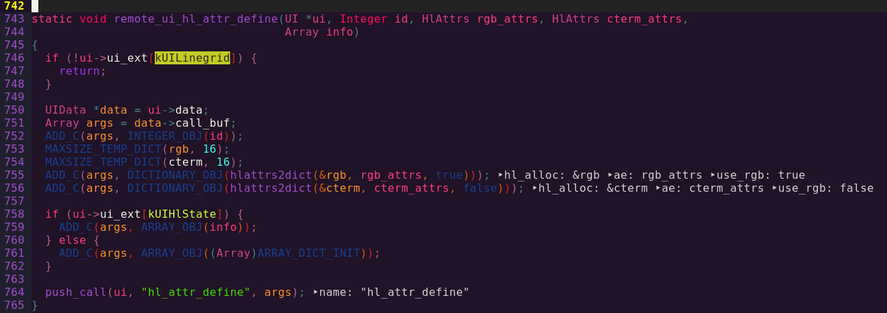 Neovim Not Sending Hightlight Attributes Hlattrdefine To Remote Ui Nvim Qt · Issue 19779 1778