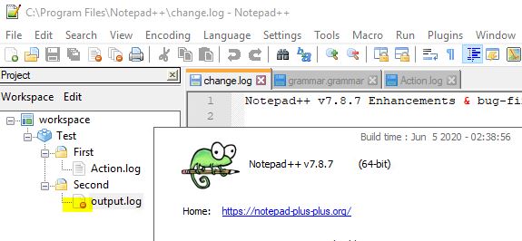 Workspace saving incorrect relevant path · Issue #6184 · notepad-plus ...